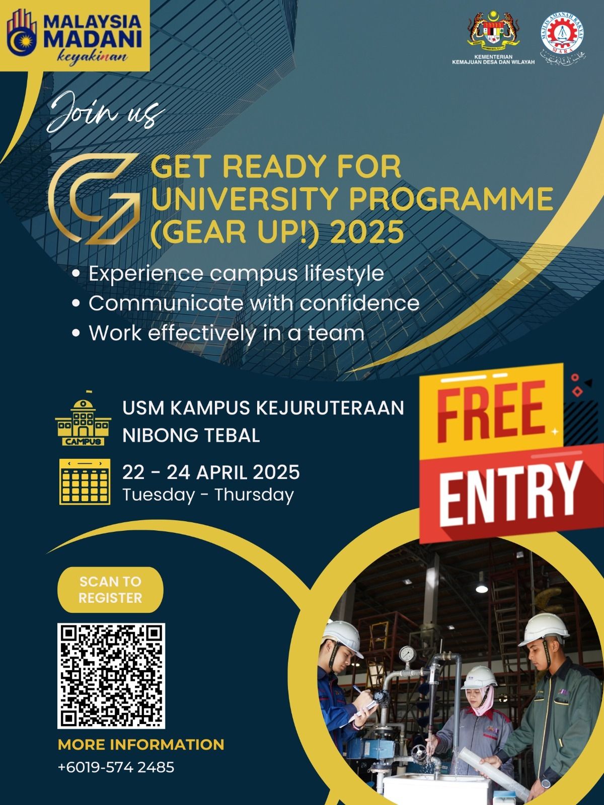 HEBAHAN BPA : PELAWAAN PENYERTAAN PROGRAM Get Ready for University Programme (GEAR Up!) 2025 ...